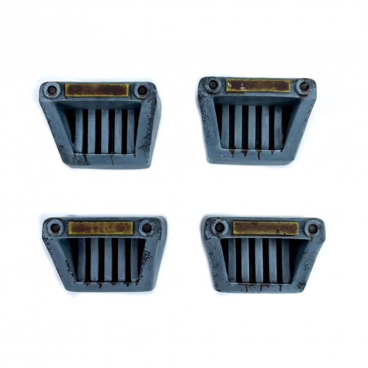 3D Printable Nuclear Shelter Vents by Tiny Furniture