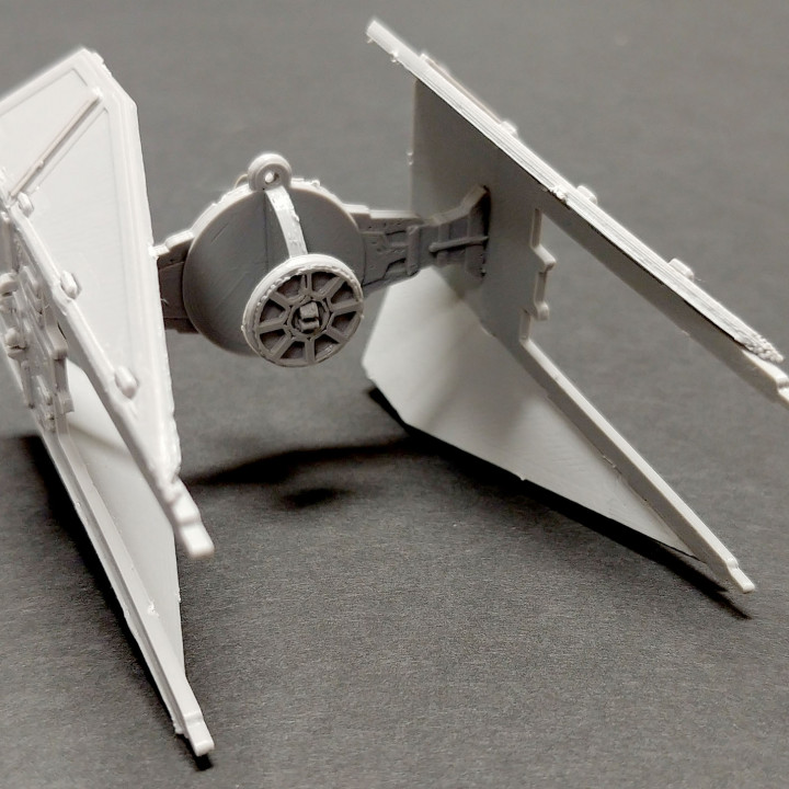 3D Printable TIE Fighter Interceptor Kit Card by Michael Grugel