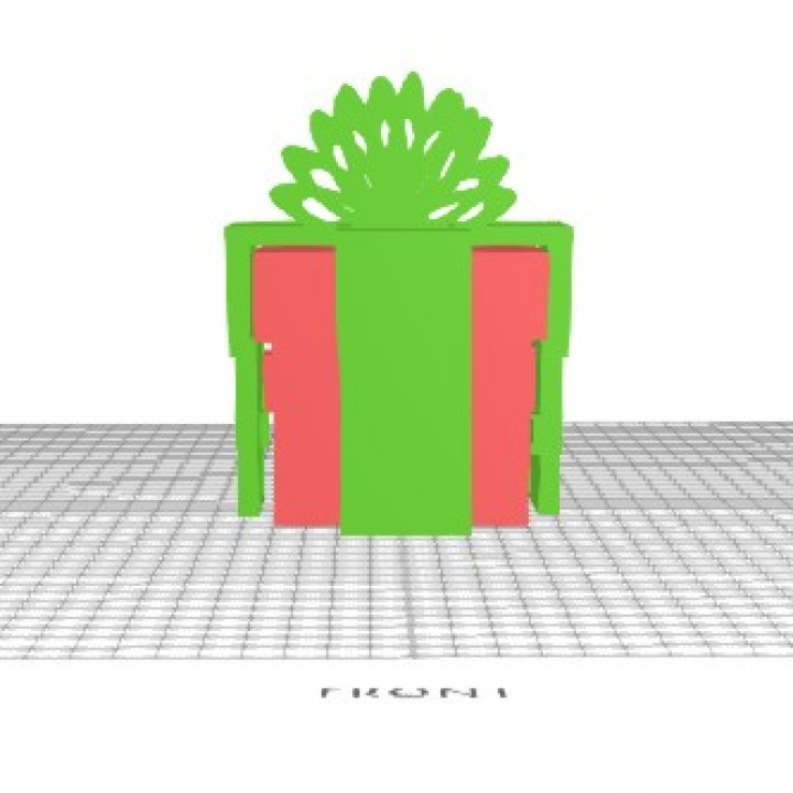 3D Printable Lockable Christmas Present Box Designed In Selfcad by Matt