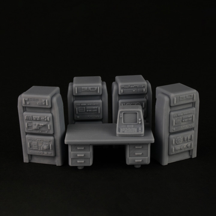 3D Print of Vault Tec Office Bundle - Fallout Wasteland Warfare by ...