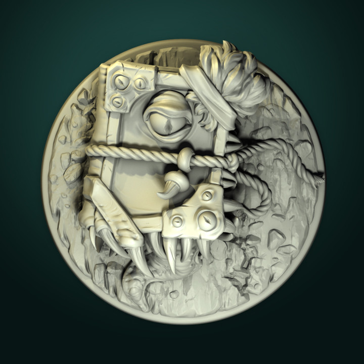 3D Printable Mimic Spellbook by White Werewolf Tavern