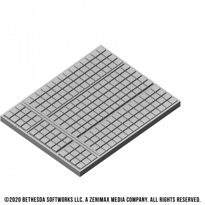 3D Printable Vault Flooring Pack - Fallout: Wasteland Warfare by ...