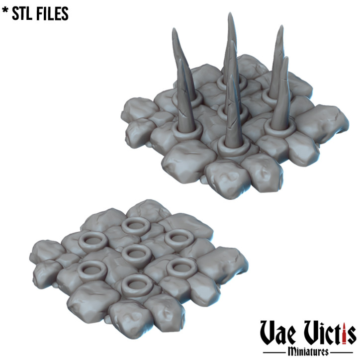 3D Printable Traps by Vae Victis Miniatures