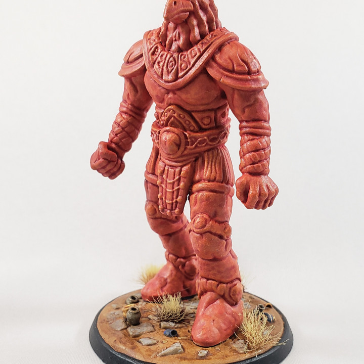 3D Print of Amber golem (supported) by GibbsJP