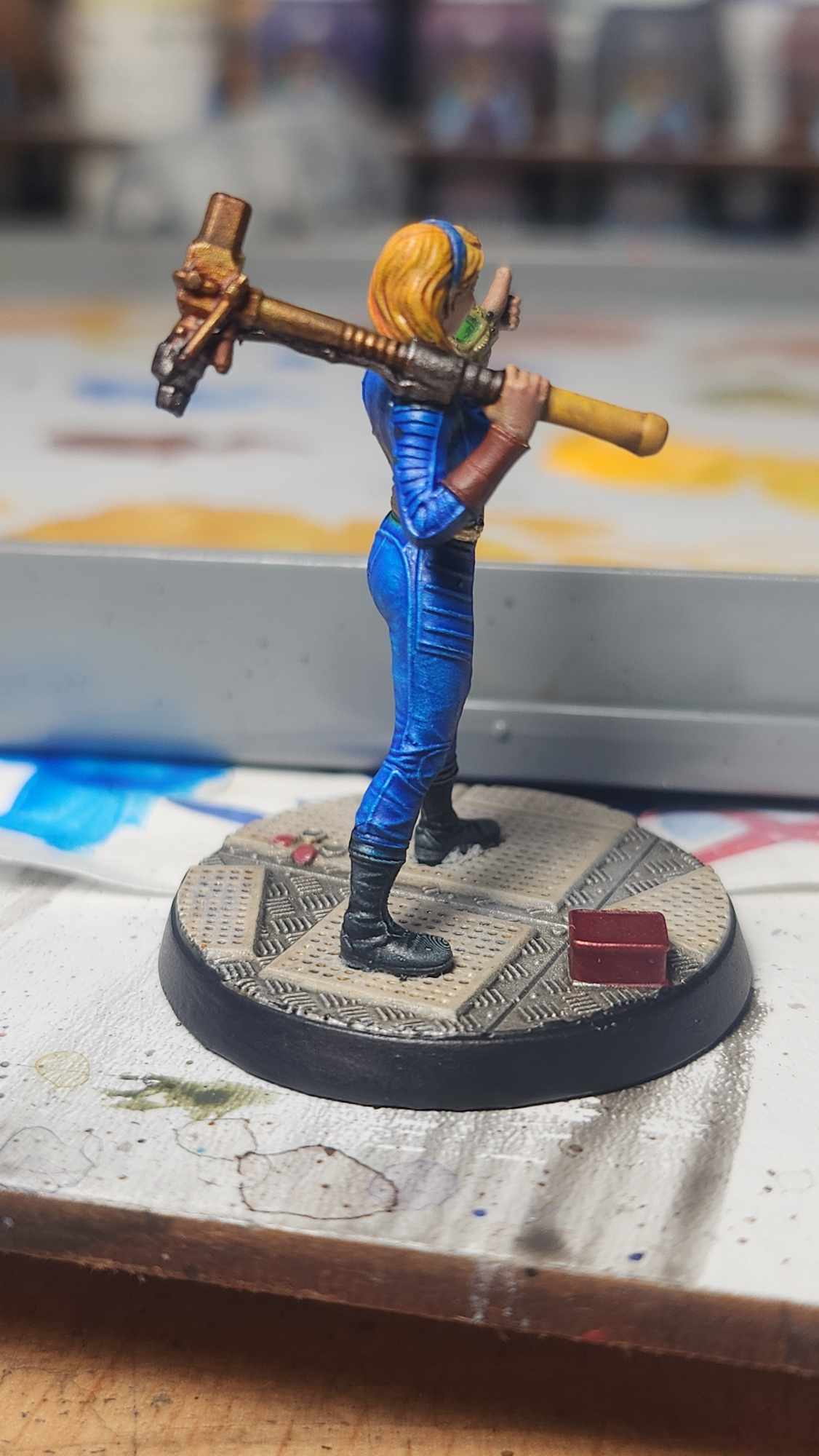 3D Printable Vault-Tec Vault Girl - Fallout: Wasteland Warfare by ...