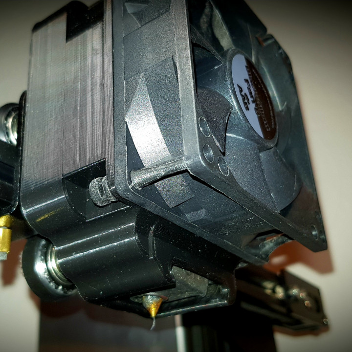 3D Printable Ender 3 super silent 80mm 2in1 hotend-part-cooling by ...