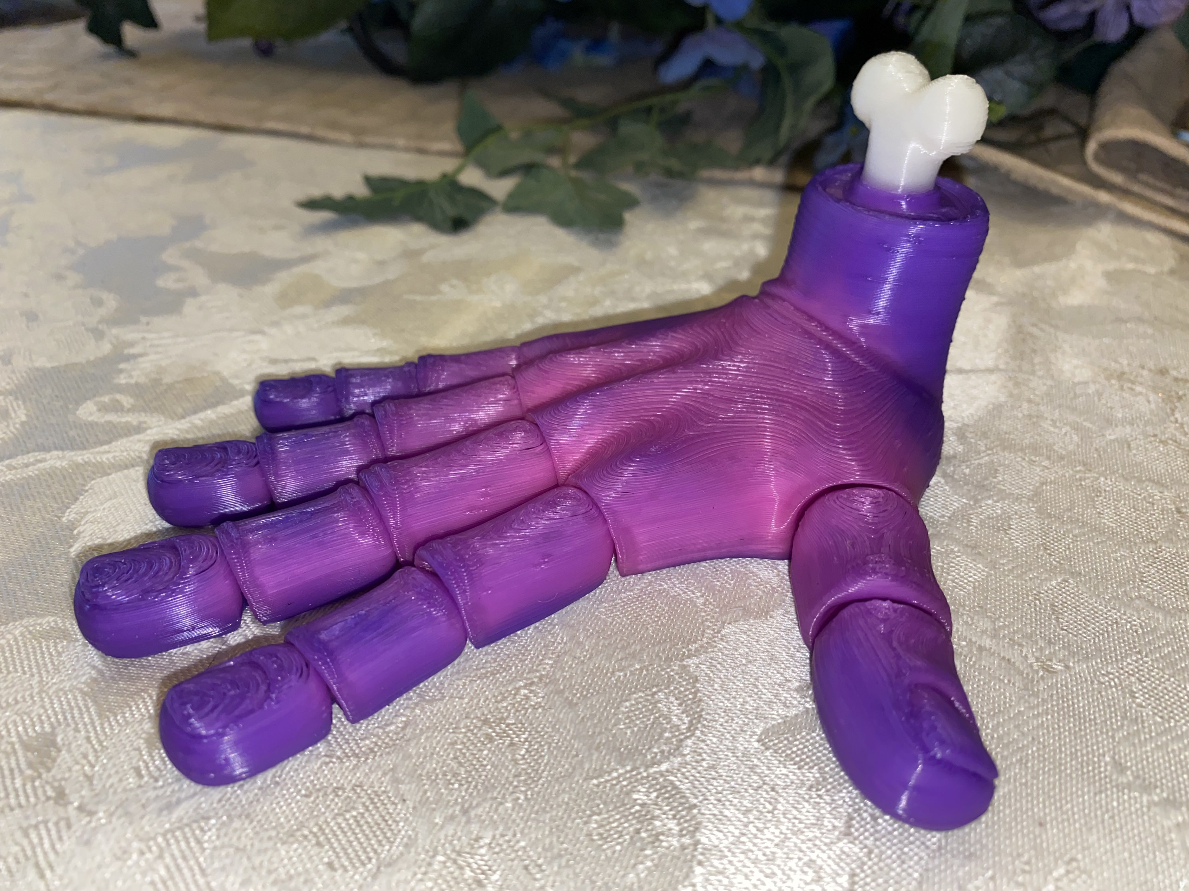 3D Printable Flexi Print-In-Place Hand by Flexi Factory
