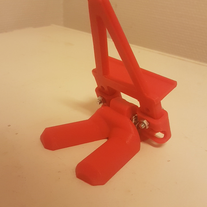 3D Printable adjustable mobile phone stand by arnt olav amundsen