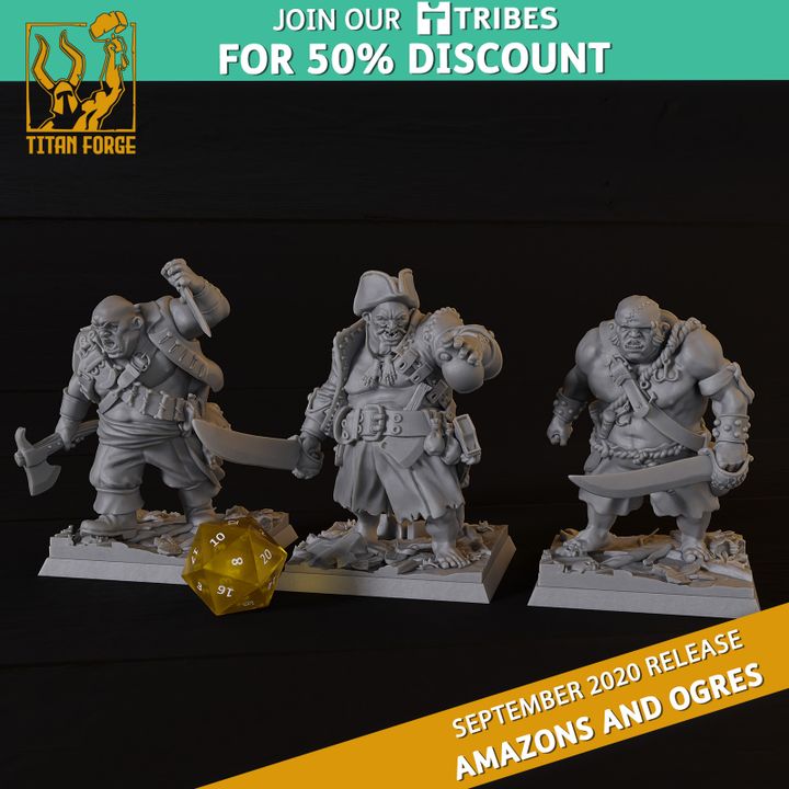 3D Printable Titan Forge Miniatures - 2020 - September - Amazons and ...