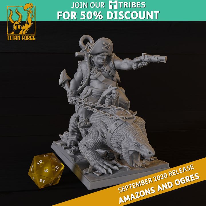3D Printable Titan Forge Miniatures - 2020 - September - Amazons and ...