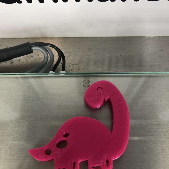 3D Printable Dino keychain by Idea Lab