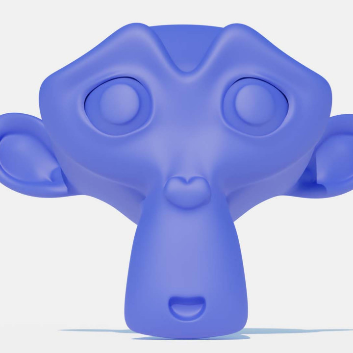 3D Printable Blender monkey by Mattia Maggiori