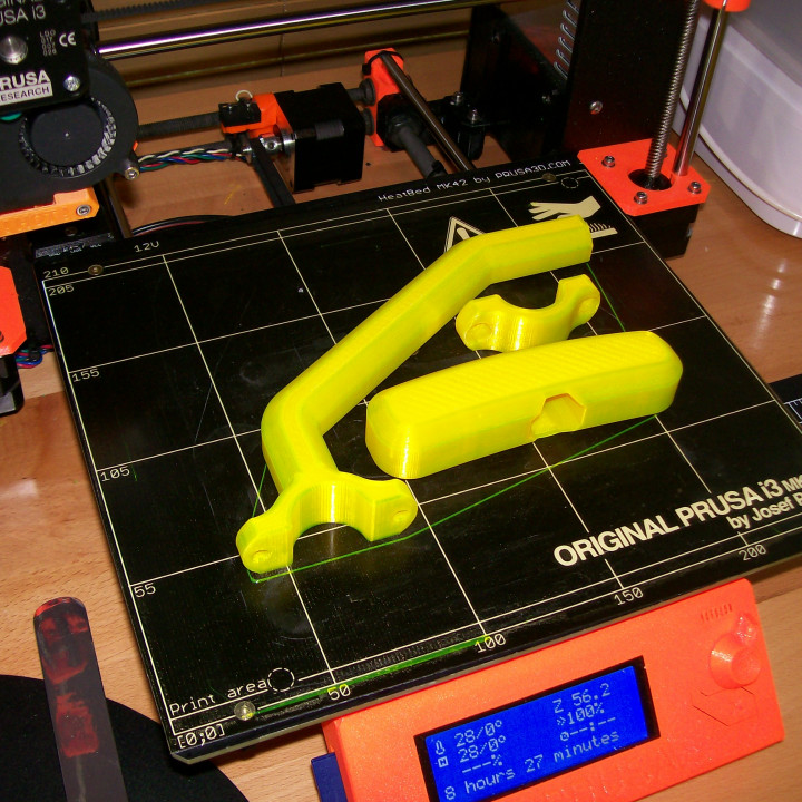 3D Printable Trike Assist Handle MK4 by Dan Ouellet