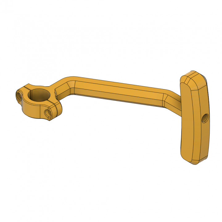 3D Printable Trike Assist Handle MK4 by Dan Ouellet