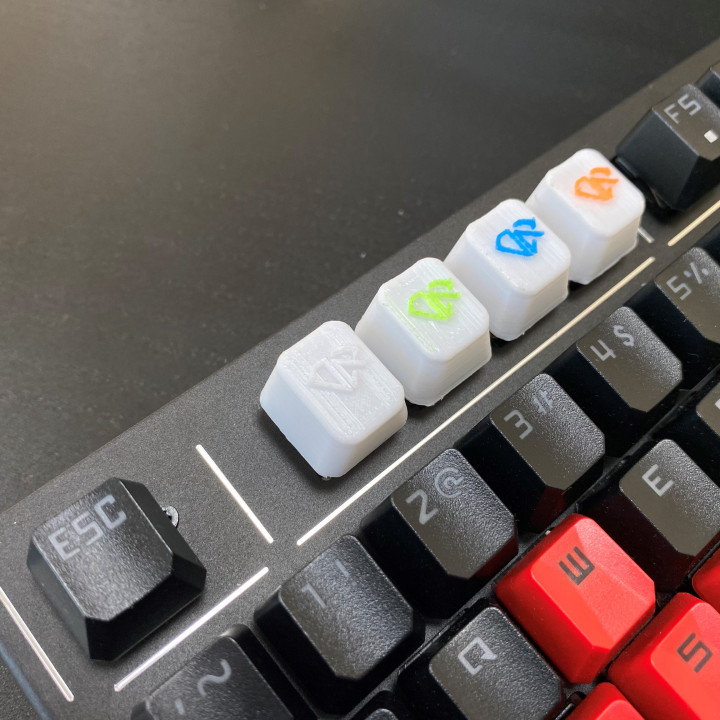 3D Printable Mechanical keyboard Keycap by Almas Robotics