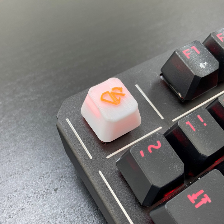 3D Printable Mechanical keyboard Keycap by Almas Robotics