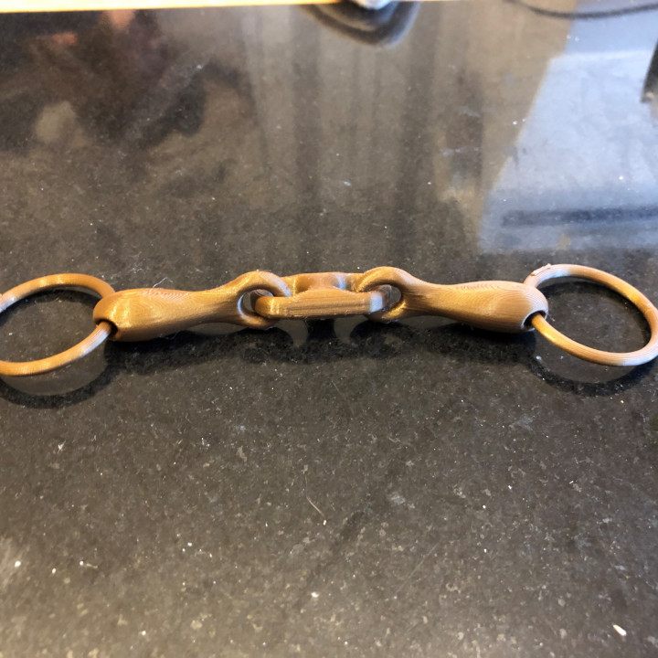 3D Printable Horse bit for stick horses by Daniel Persson