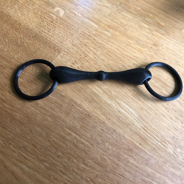 3D Printable Horse bit for stick horses by Daniel Persson