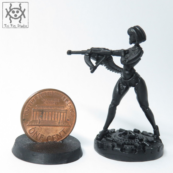 3D Printable Automaton - Ranged Weapon by Tri Fin Studio