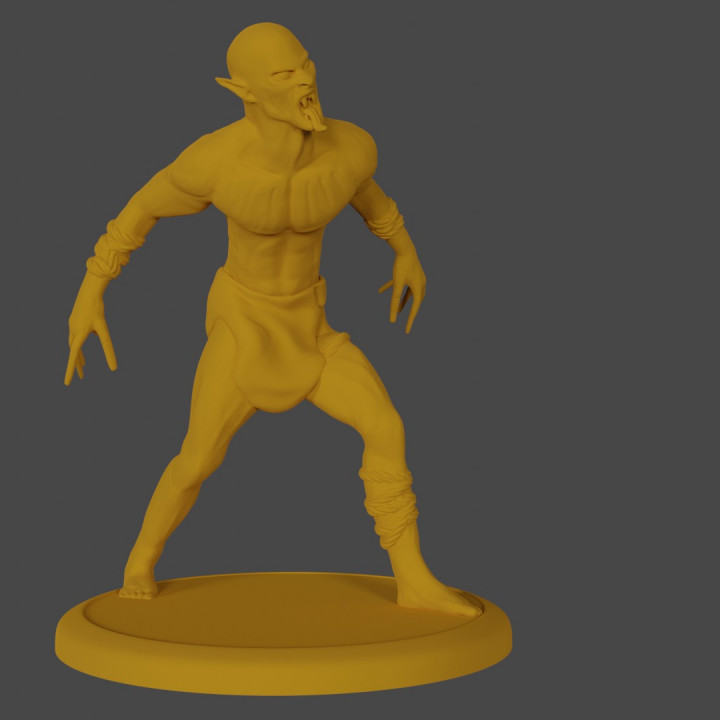 3D Printable Ghouls (2 poses) by YourNeighborKnight Minis
