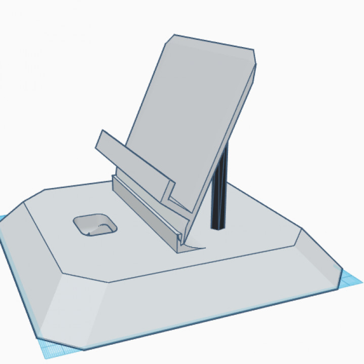 3D Printable Phone Stand by Ajimelec Gonzalez
