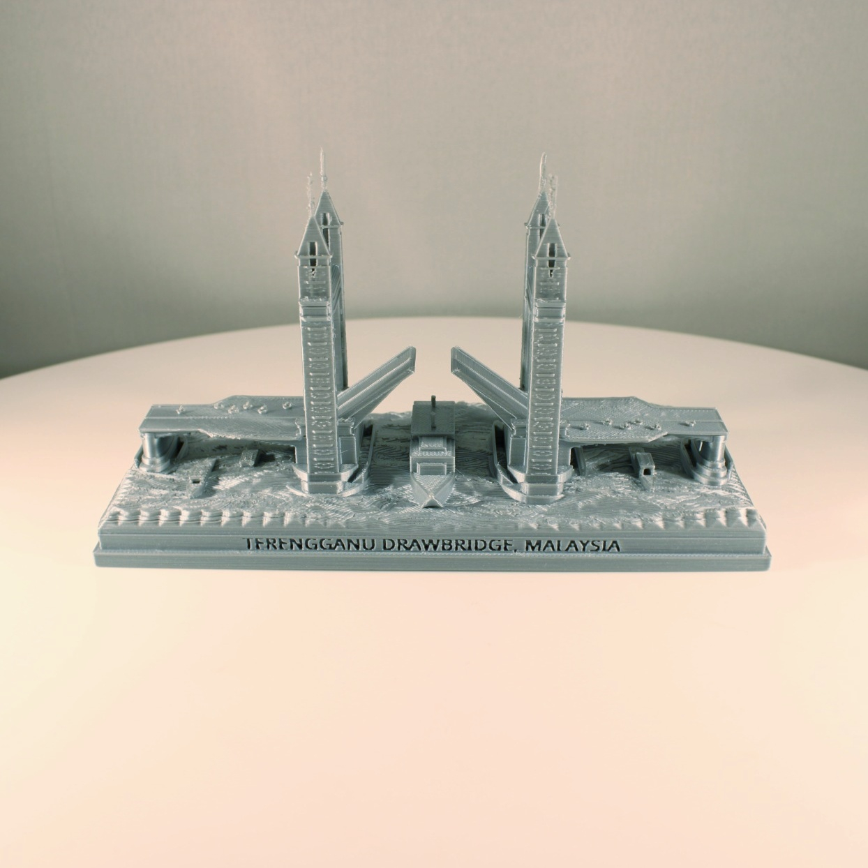 3D Printable Terengganu Drawbridge - Malaysia by MiniWorld3D