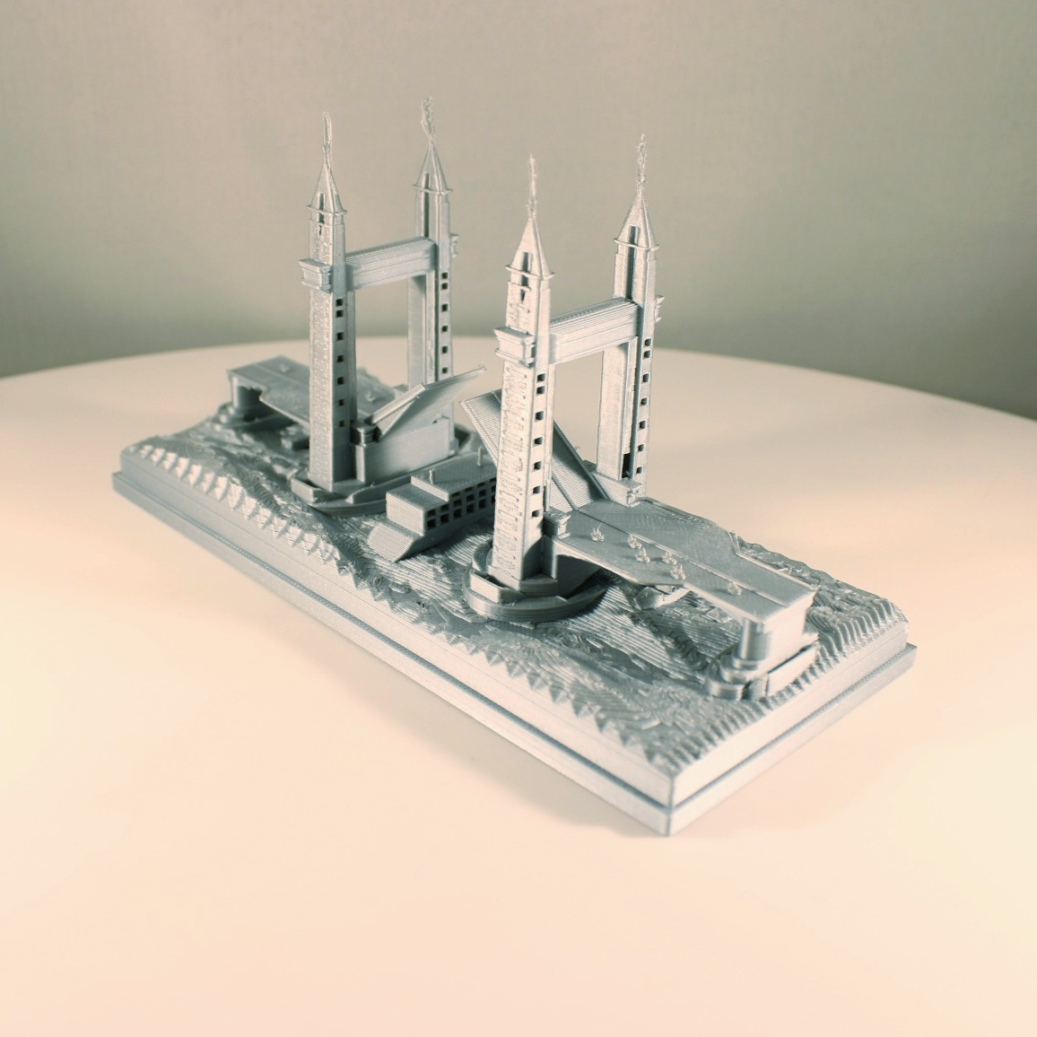 3D Printable Terengganu Drawbridge - Malaysia by MiniWorld3D