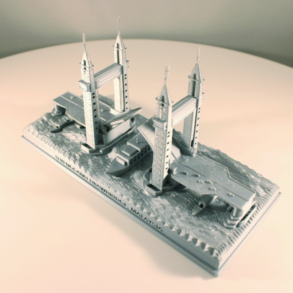 3D Printable Terengganu Drawbridge - Malaysia by MiniWorld3D
