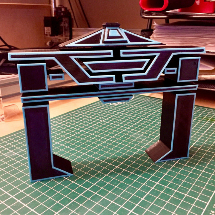 3D Printable TRON RECOGNIZER 1982 ORIGINAL by Alan Grier