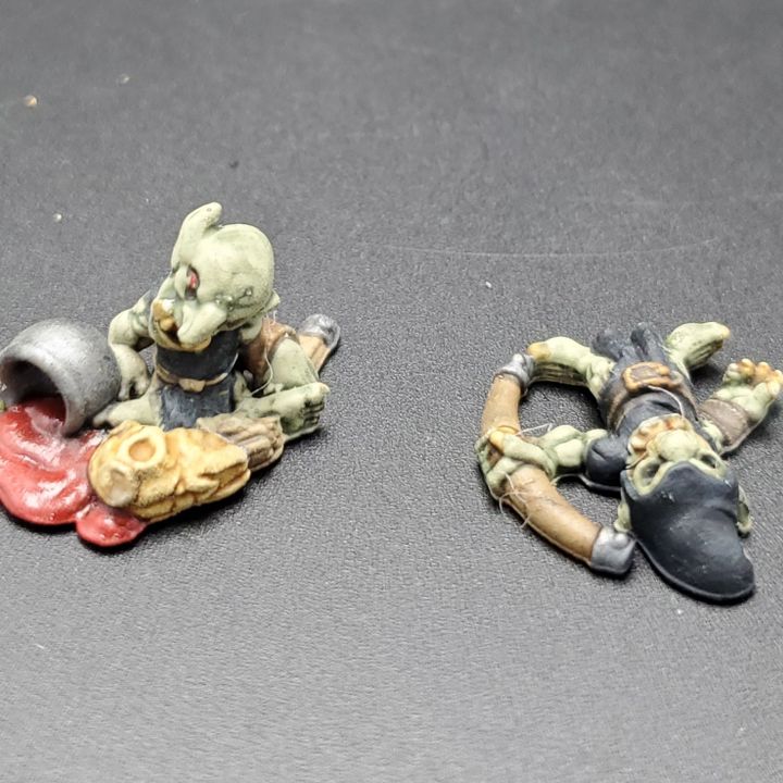 3D Print of Dead Goblins (Pre Supported) by Lidless Eye Hobbies