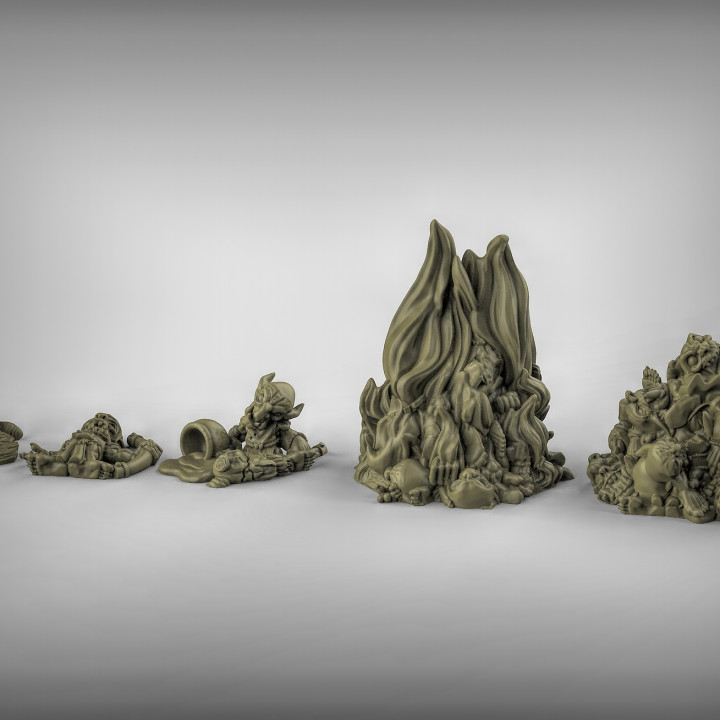 3D Printable Dead Goblins (Pre Supported) by Duncan Shadow