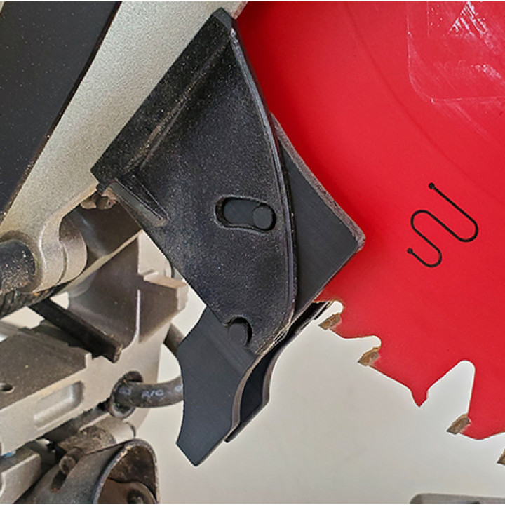 3D Printable DeWalt DWS779 Dust Deflector (N630004) by Brady