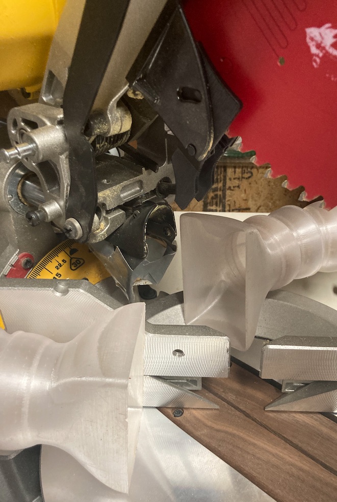 3D Printable DeWalt DWS779 Dust Deflector (N630004) by Brady