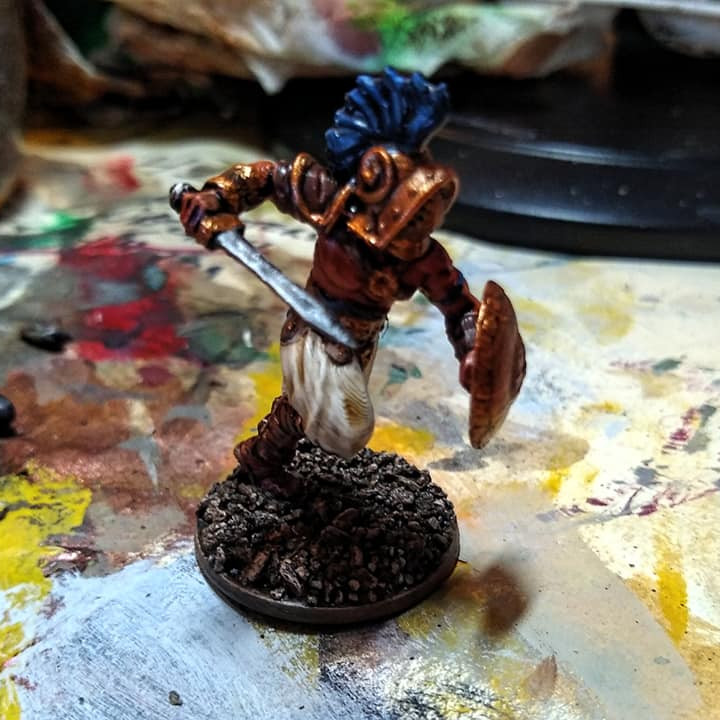 3D Printable Human gladiator by Vae Victis Miniatures