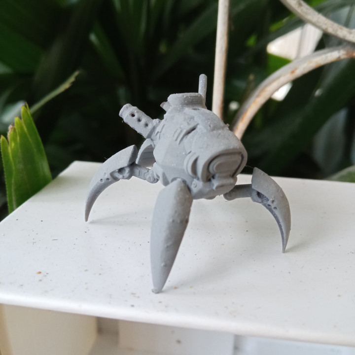 3D Printable FUKIMASA CRAWLER DRONE MK 2 by PAPSIKELS MINIATURES