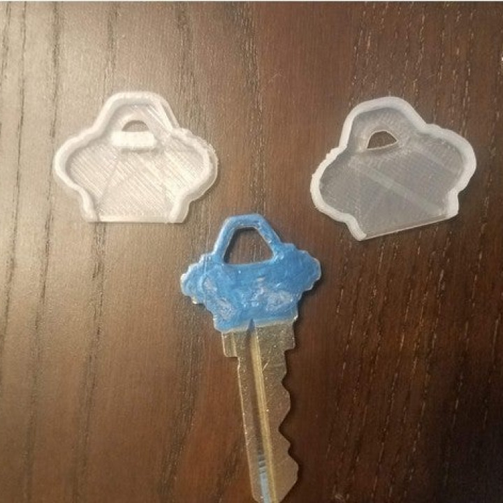 3D Printable Key ID by cu de vaca