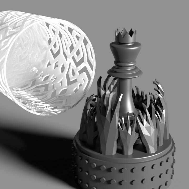 3D Printable Only One King by Vignesh Kumar M