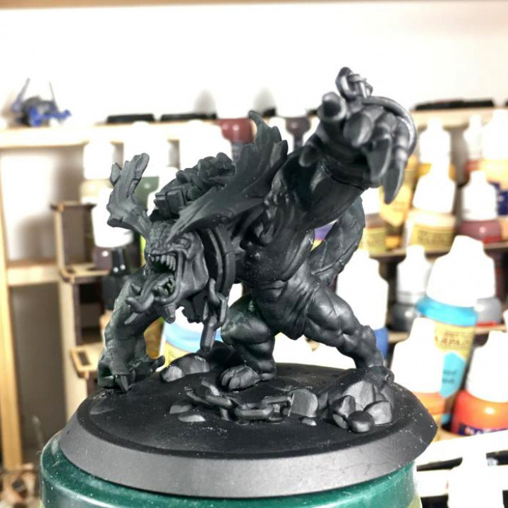 3D Printable Angry Rock Beast by Galaad Miniatures