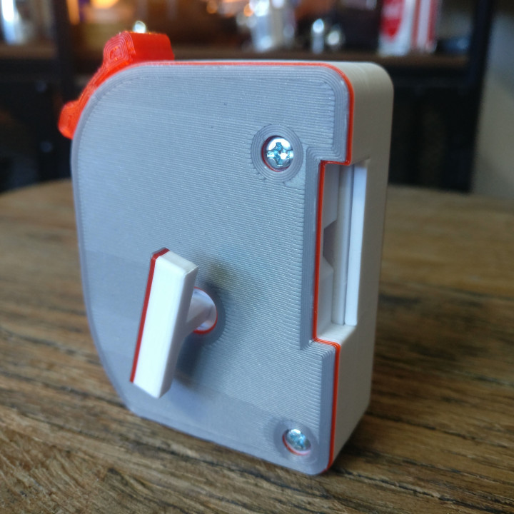 3D Printable Mechanical Tally Counter 2.0 by Fredrik Hamrebjörk