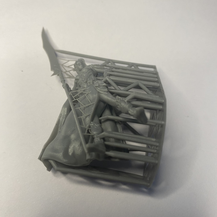 3D Print of Wood Elf ( female glaive guard ) by Amathele