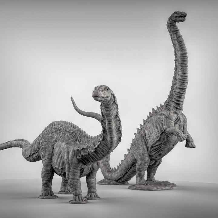 3D Printable Diplodocus by Duncan Shadow