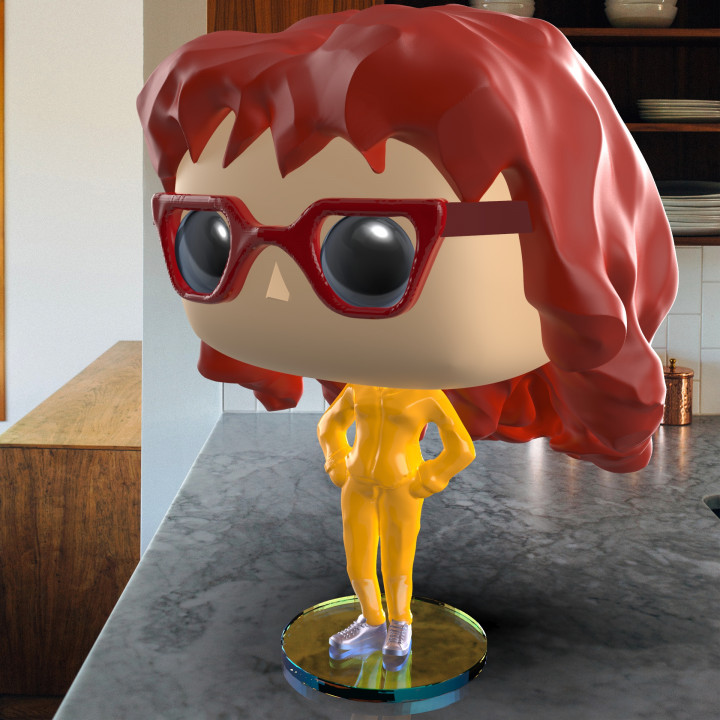 3D Printable Funko Pop Girl by Enrico Sartori