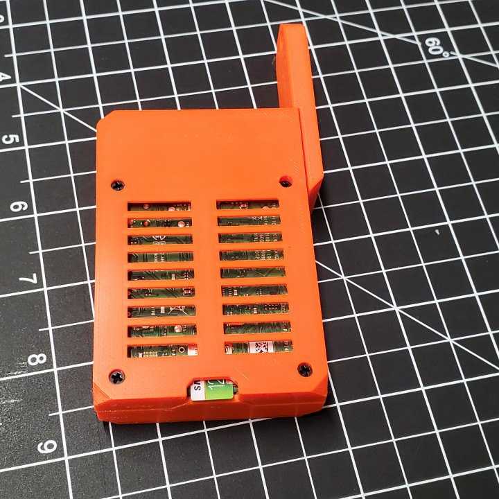 3D Printable Raspberry Pi4 case for Prusa MK3 - Remix by Nathan Ringham