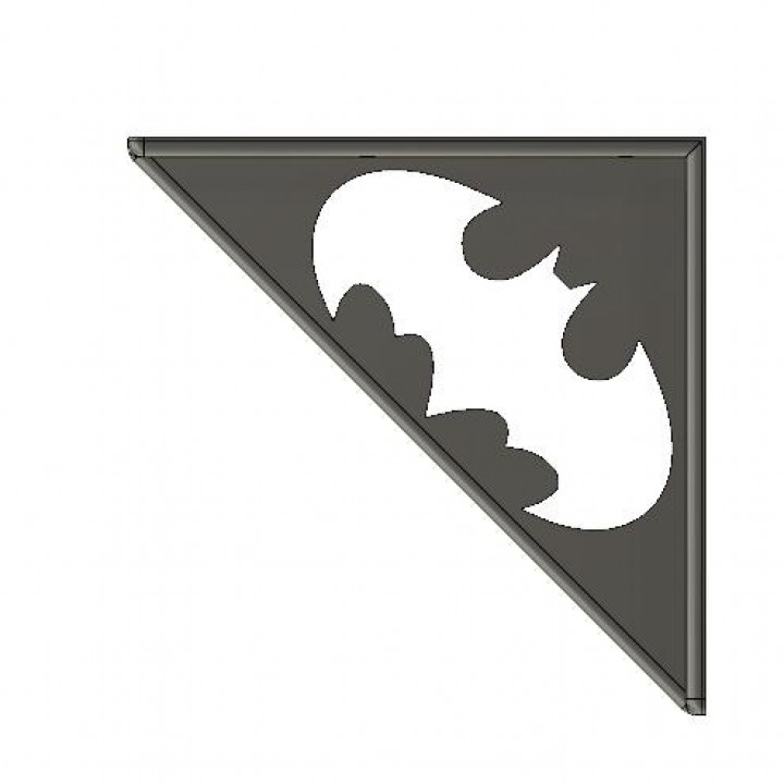 3D Printable SQUARE BATMAN by le -christ-off