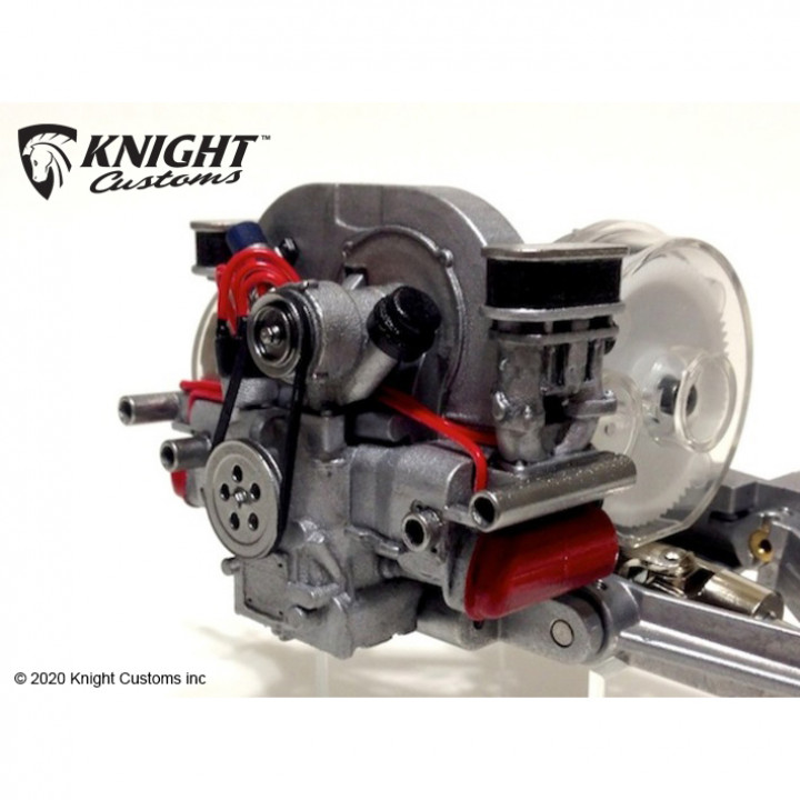 3D Printable SRB VW engine for Tamiya Sand Scorcher by Knight Customs