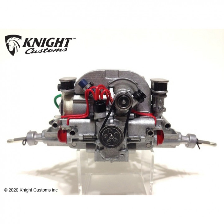 3D Printable SRB VW engine for Tamiya Sand Scorcher by Knight Customs