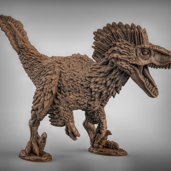 3D Printable Velociraptor by Duncan Shadow