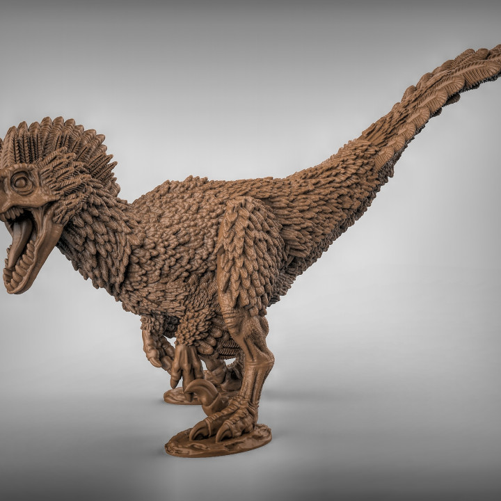 3D Printable Velociraptor by Duncan Shadow