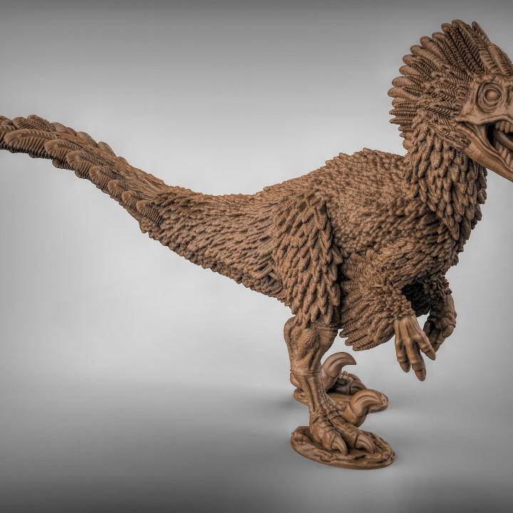 3D Printable Velociraptor by Duncan Shadow