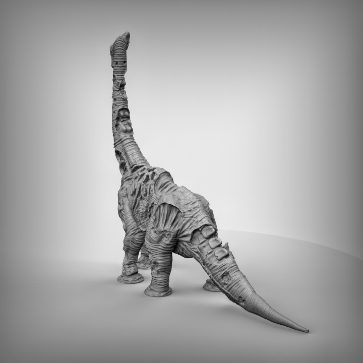 3D Printable Undead Brachiosaurus by Duncan Shadow